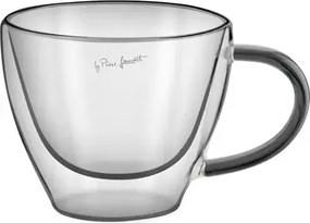 Lamart Vaso Sada sklenic Cappucino 2ks 190ml černá / sklo