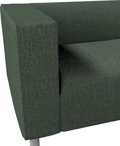 Potah na pohovku Kilppan 4-místná barva zelená látka pletený vzor