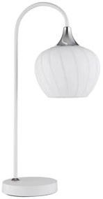 Globo 15548TW - Stolní lampa MAXY 1xE27/40W/230V bílá