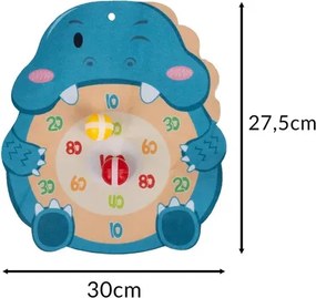 Arkádová střílečka na terč s dinosaury