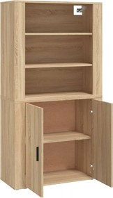 Skříň highboard dub sonoma kompozitní dřevo 3185362