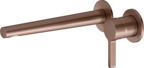Keuco Edition 400 - Umyvadlová baterie pod omítku, 2-otvorová instalace, kartáčované růžové zlato 51516290202