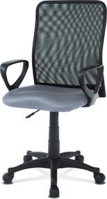 Autronic Dětská židle KA-B047 GREY, šedá/černý plast