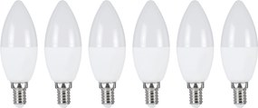 Livarno Home LED žárovky, 6 kusů. (svíčka E14)