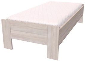 Nábytek Mikulík Zvýšená postel NEDO, 90×200 cm Dekor: Jasan šedý