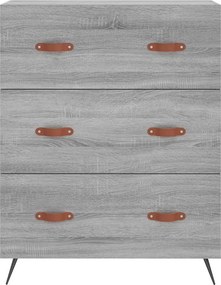 Skříň highboard šedá sonoma 69,5 x 34 x 180 cm kompozitní dřevo 3199727