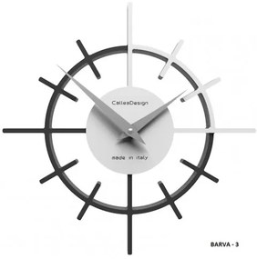 Designové hodiny 10-018 CalleaDesign Crosshair 29cm (více barevných variant) Barva zelená oliva-54