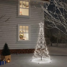 vidaXL Vánoční strom s hrotem 200 ch LED diod 180 cm [343569] Barva: Studená bílá