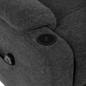 Polohovací křeslo šedé, elektrické TV-S8348 GREY2