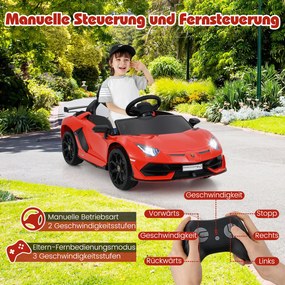 Costway Elektrické auto Lamborghini pro dětské vozidlo