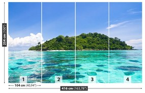 Fototapeta Blue Paradise Island 104x70