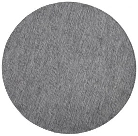 Hans Home | Kusový koberec Twin-Wendeteppiche 103097 grau creme kruh, béžová - 200x200 (průměr) kruh