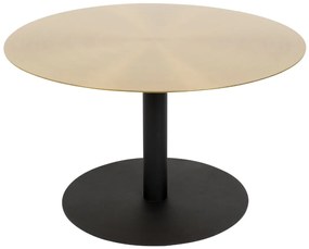 Zlatý kovový konferenční stolek ZUIVER SNOW 60 cm