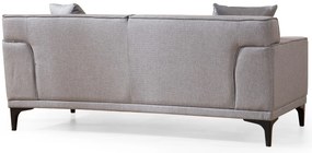 Hanah Home Dvoumístná pohovka PETRA světle šedá 163 cm 560ARE1526