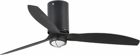 FARO 32043-10 MINI TUBE FAN M LED, černá, stropní ventilátor s DC motorem - FARO