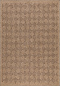 Ayyildiz, Kusový koberec Dhaka 8713 Black, 280x370, hnědá, chodba / předsíň