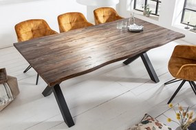 Designový jídelní stůl Evolution 160 cm hnědý / akácie