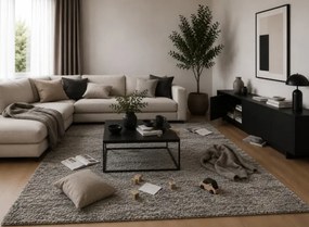 Koberec MOSSO 8251 tmavě šedý