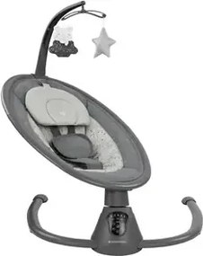 KikkaBoo Houpací lehátko elektrické Twiddle Grey / Nosnost do 9 kg