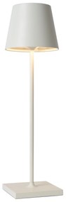 LUCIDE 27888/04/31 JUSTIN exteriérové stolní svítidlo LED 2,2W 154lm 3000K IP54 bílá, stmívatelné Venkovní stolní lampy
