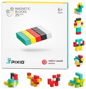 PIXIO magnetická stavebnice - 25 ks