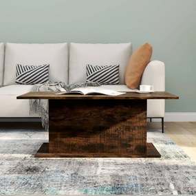 Konferenční stolek kouřový dub 102x55,5x40 cm kompozitní dřevo - Default Title