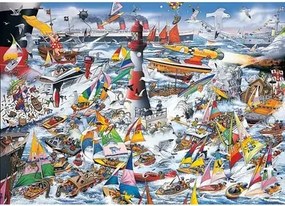 GIBSONS Puzzle Miluji lodě / 1000 dílků / 68 × 49 cm