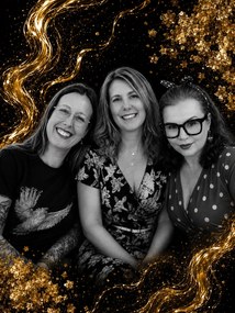 Foto obraz z vlastní fotky na plátno – Luxusní Glamour Gold styl se zlatými prvky