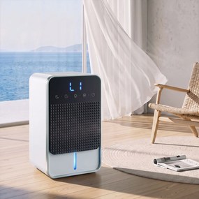 HOMCOM odvlhčovač 0,4 l/den pro 15 m², černý
