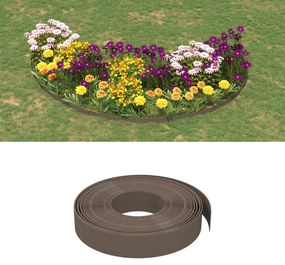 Travní lem hnědý 10 m 10 cm polyethylen 154395