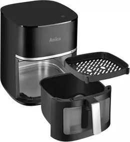 Amica AFM 6020 černá / Fritovací hrnec / 1700 W / 7,2 l / dotykový pan