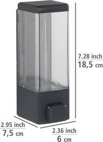 Dezinfekční dávkovač ISTRES, černý, 320 ml, Wenko