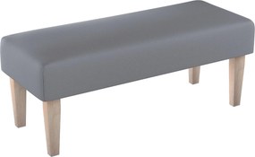 Dlouhá lavička 100x40cm barva šedá