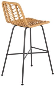 Barová židle H97, černá / přírodní