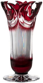 Váza Diadem, barva rubín, výška 310 mm