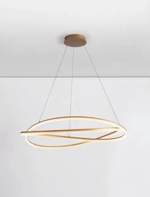 Designový lustr Ophelia zlatá