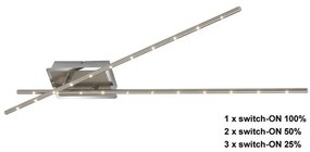 Briloner | Briloner 3252-022 - LED Stmívatelné stropní svítidlo TEMPALTE 2xLED/11W/230V | BL0727