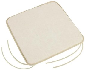 Bellatex Sedák LADA hladký 40x40 cm Uni smetanová