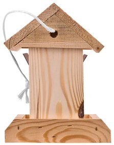 DEMA Krmítko pro ptáky dřevěné 20x16x21,5 cm Stieglitz 41484D