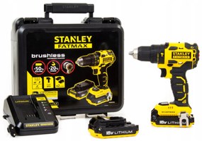 STANLEY FMC627D2 FatMax Aku bezuhlíková příklepová vrtačka (57Nm/18V/2 x2,0Ah), kufr
