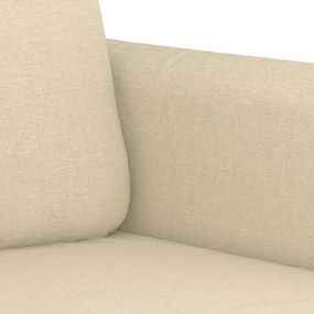 3dílná sedací souprava s poduškami krémová textil 3202128