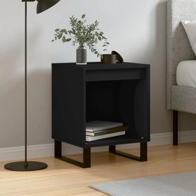 vidaXL Noční stolek 40x35x50 cm kompozitní dřevo [830740] Barva: Černá