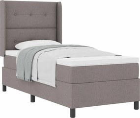 Postel s boxspringem s polštářem Taupe 200 x 80 cm textil 3341613