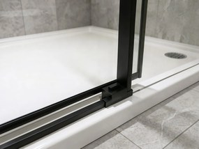 Gelco Luxor Black sprchový kout obdélníkový 110 x 90 x 200 cm L/P varianta posuvné černá čiré sklo GU1211BGU5690B