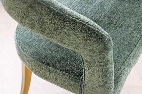 Designová jídelní židle Fionnula zelená