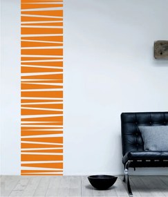 WALLVINIL Samolepky na zeď - Horizontal lines Barva: Červená světlá, Velikost: Pruh 250x58 cm