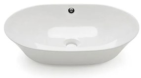Bathco 4038 - Umyvadlo na desku TOULOUSE 59x42 cm porcelán/bílá