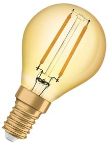 LED žárovka E14 2,5 W VINTAGE GOLD CLASSIC P, teplá bílá