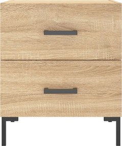 vidaXL Noční stolek 40 x 35 x 47,5 cm kompozitní dřevo [827314] Barva: kouřový dub