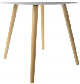Tutumi Retro konferenční stolek bílý 60x50cm